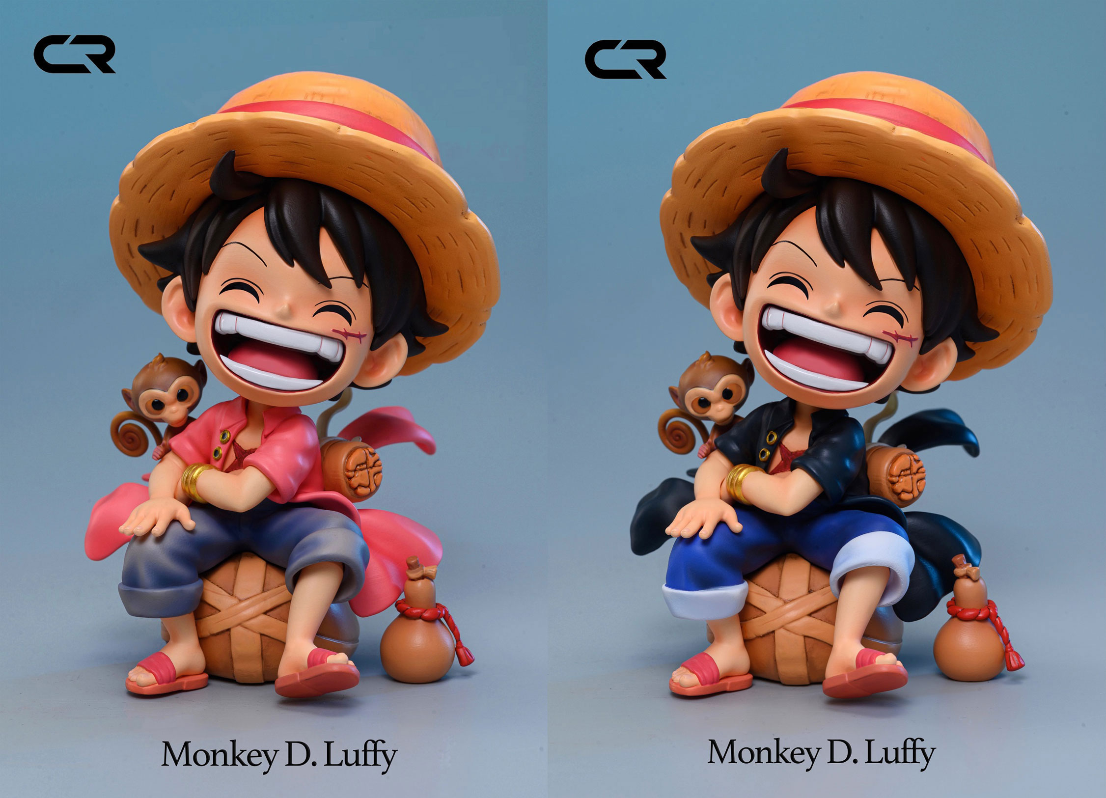 Sitting Chibi Ver. Monkey D. Luffy - ONE PIECE Resin Statue - CR-Studio ...