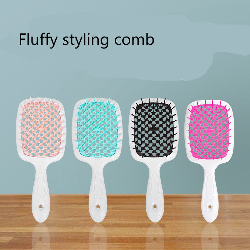 Fluffy Styling Comb Mesh Comb Honeycomb Hole Comb Massage Comb