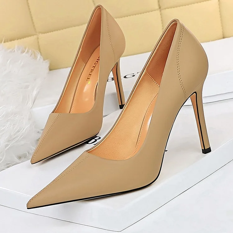 8831-2Elegant and pointy women's fashion shoes-Bigtree shoes