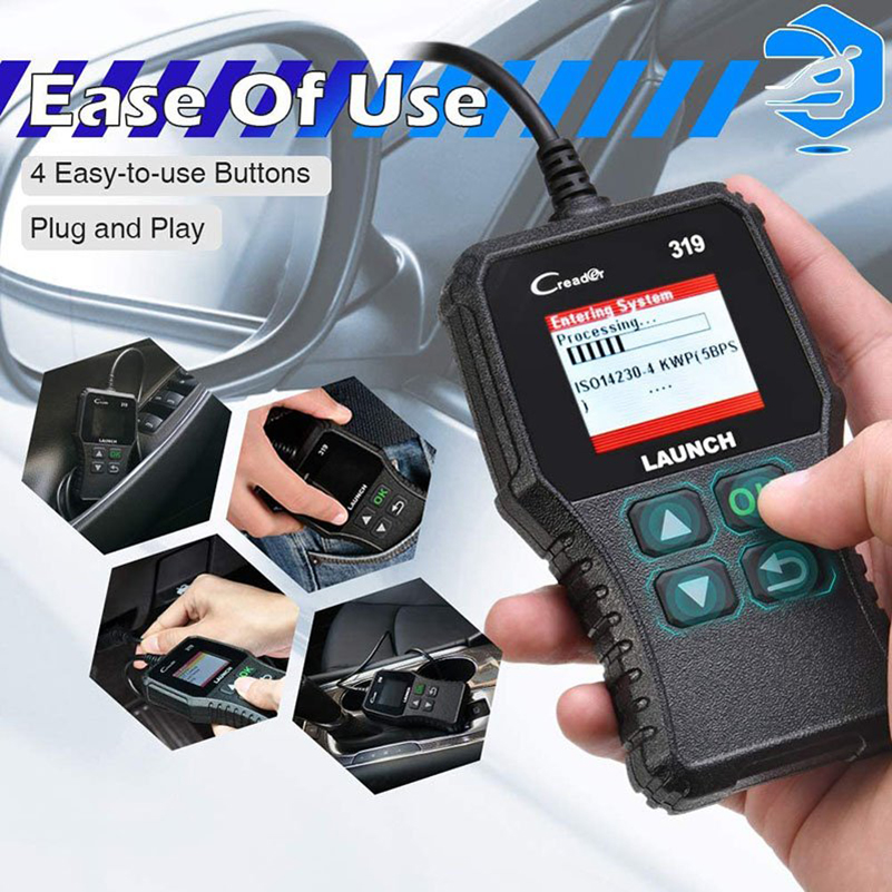 LAUNCH CR319 Check Engine Code Reader with Full OBD2 Functions