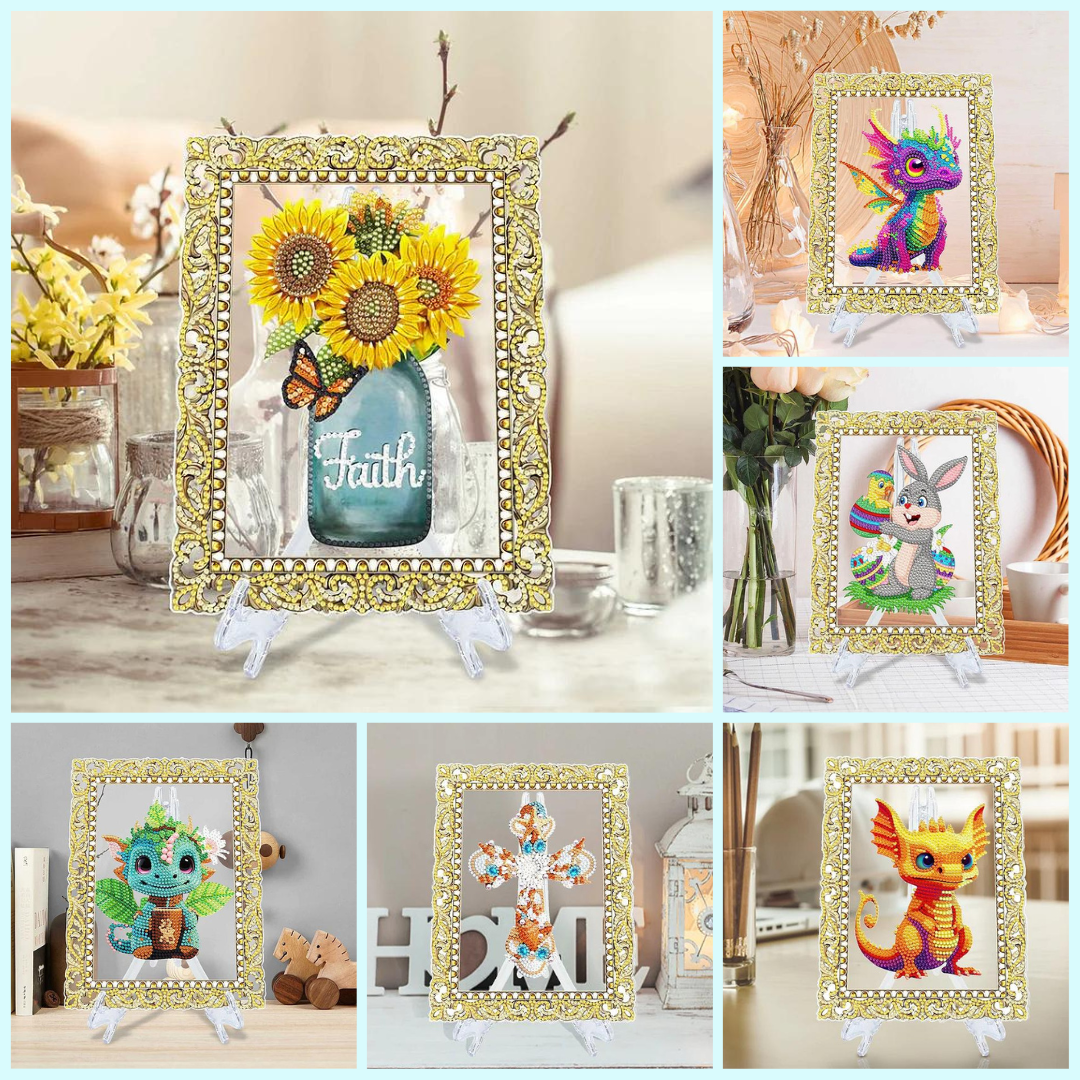 DIY Diamond Arts and Crafts Cartoon Crystal Rhinestone Diamond Painting ...