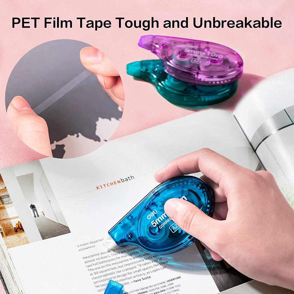 Deli Writing Correction Tape White Out Correction Tapes Eraser