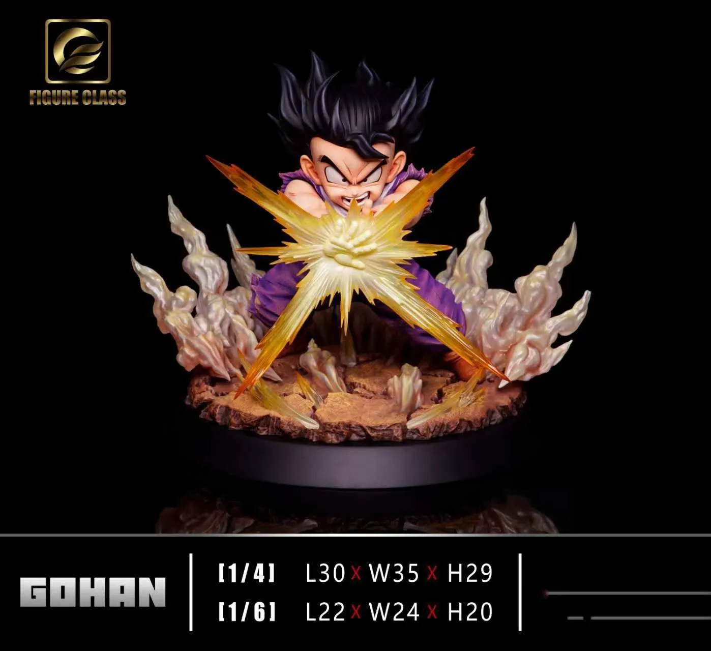 1/6 & 1/4 Scale Son Gohan with LED - Dragon Ball Resin Statue - FC Studios