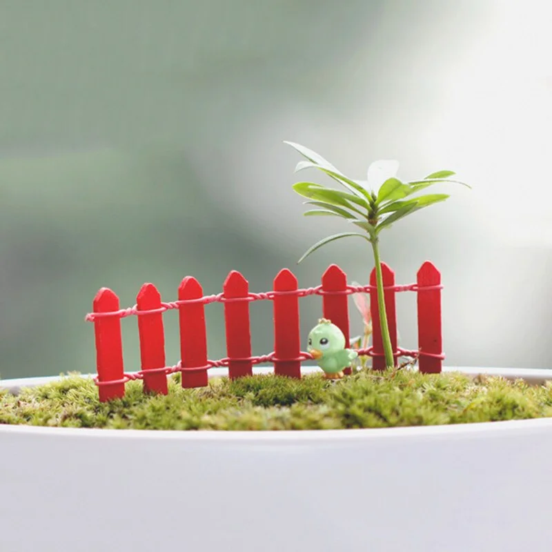 1 Pcs Mini Fence 10 Colors Popular Cute Home Decoration Microlands ...