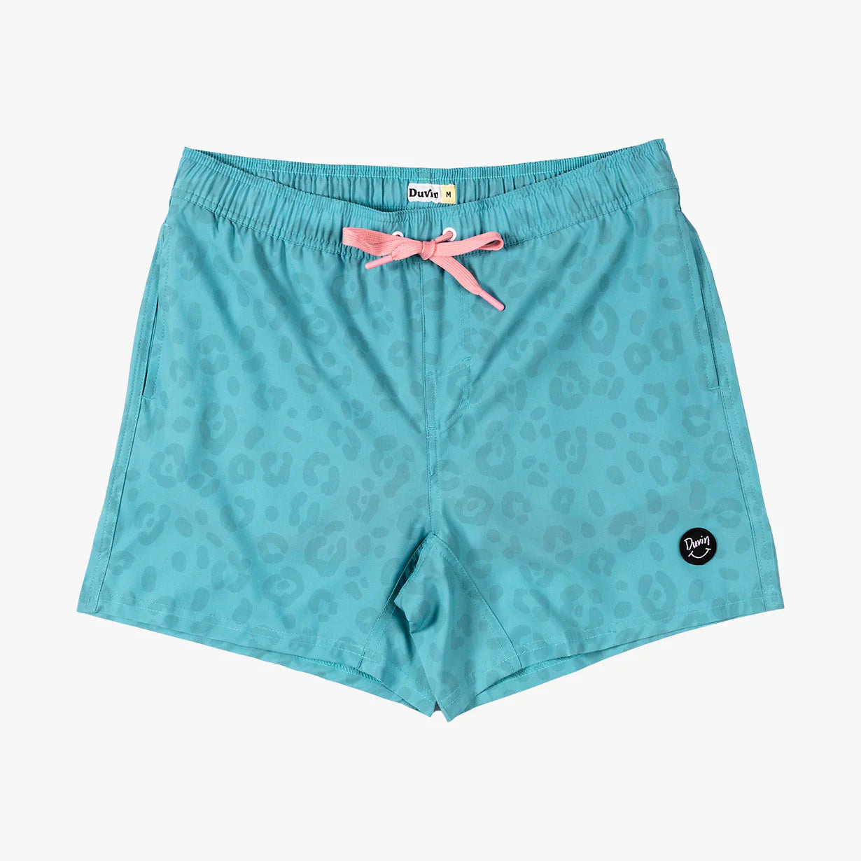 Duvin Leopard Sport Short Teal