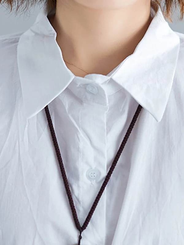 Chic Irregular High-Low Oversized Batwing Sleeve Shirt