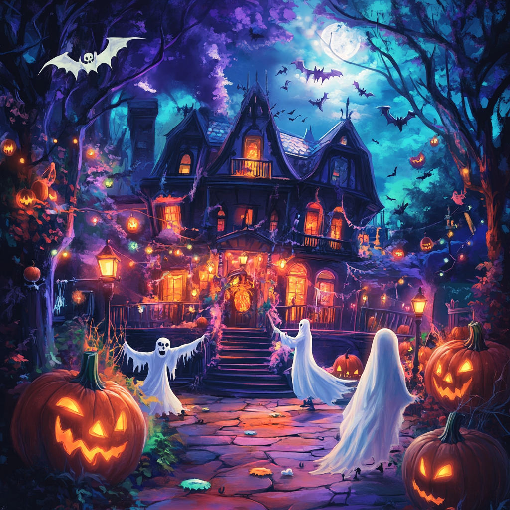 Pumpor Och Skelett - Diamantmålning