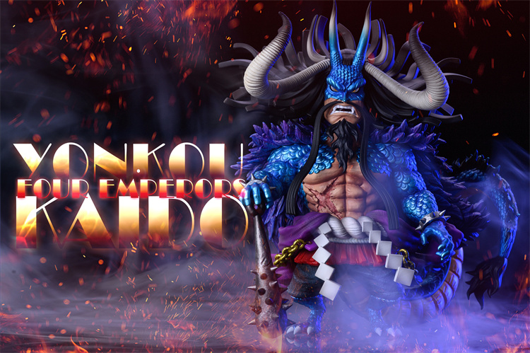 Mega WCF Scale Human-dragon Hybrid Form Kaido - ONE PIECE Resin Statue ...