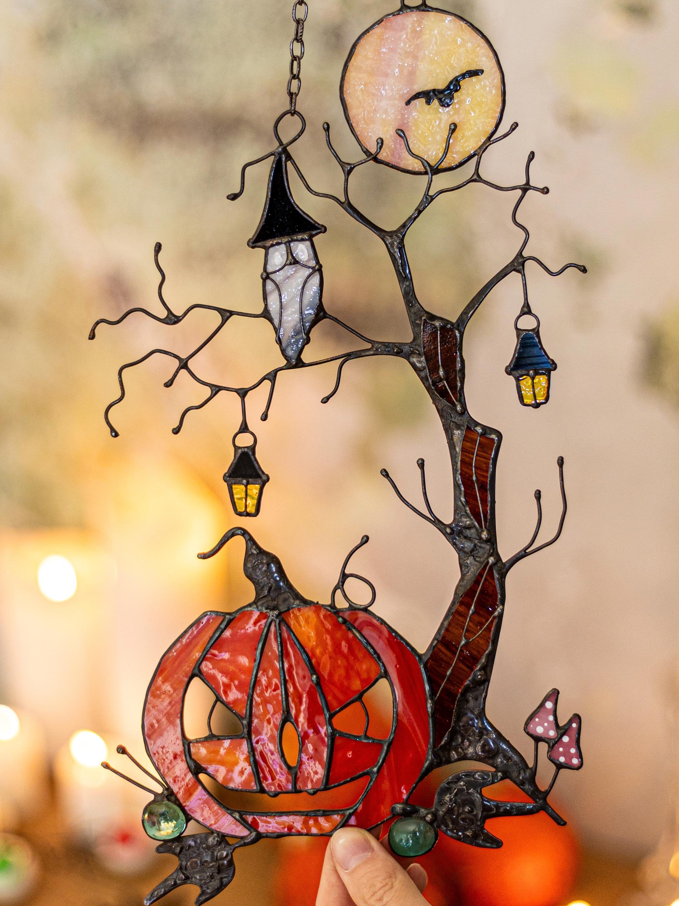 Pumpkin Mysterious Tree Stained Widgets Horror Home