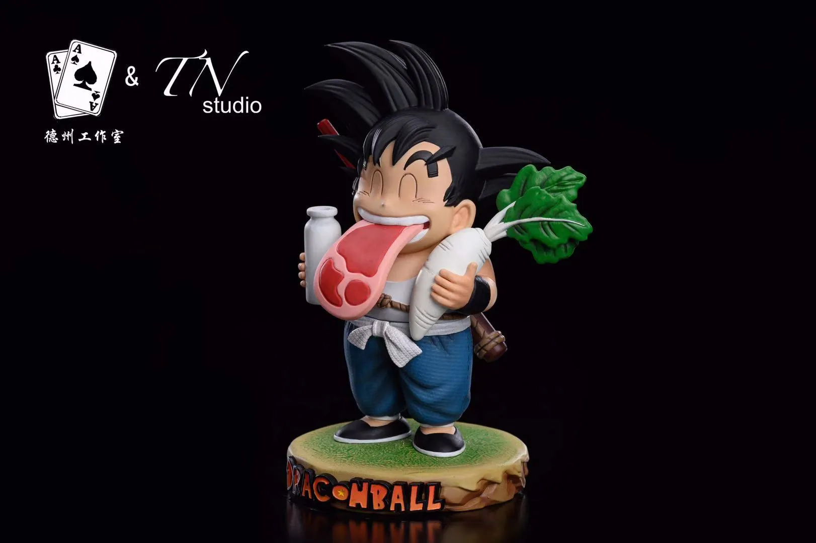 Eating Childhood Son Goku - Dragon Ball Resin Statue - T.N studios [Pre ...