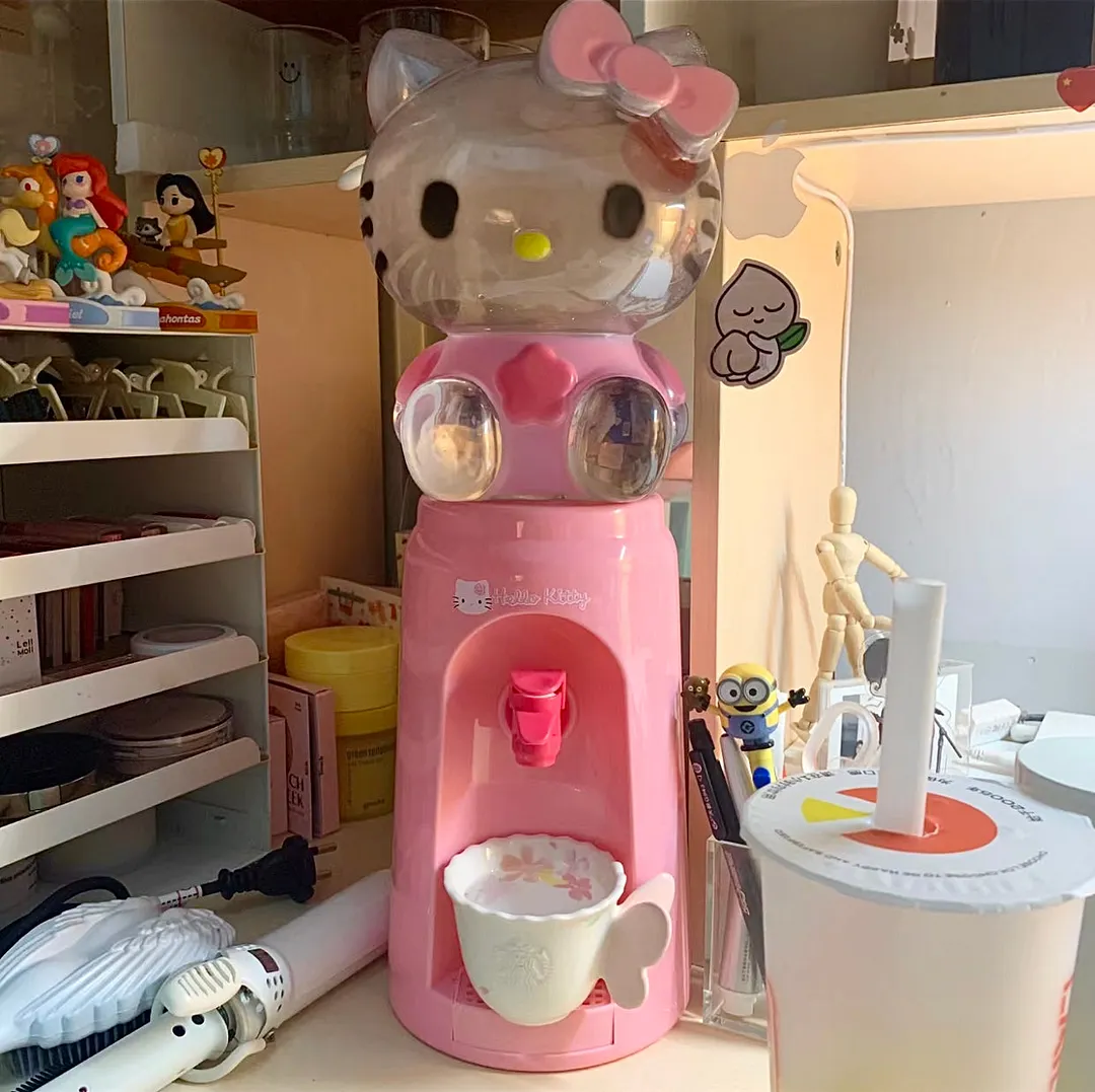 Kawaii Pink Kitty Water Dispenser
