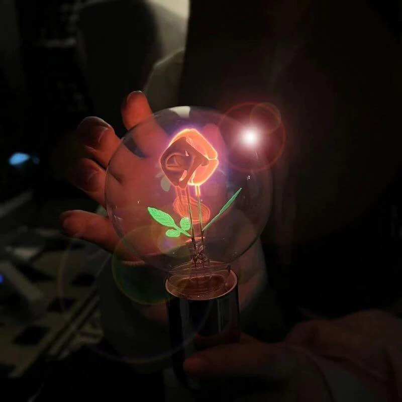Romantic Rose Light Bulb