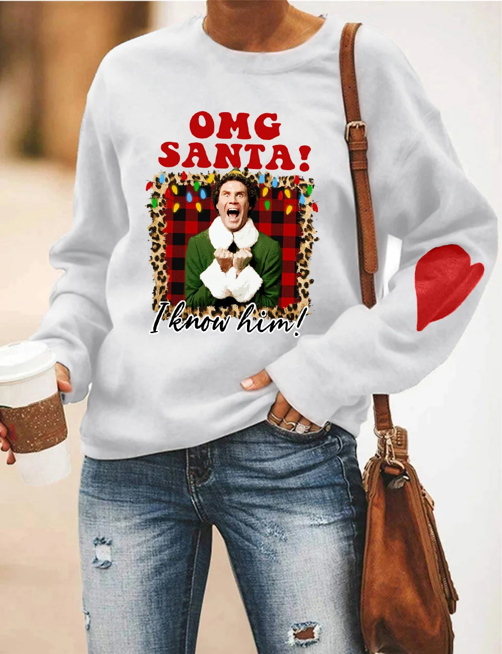 OMG Santa I Know Him Christmas Sweatshirt