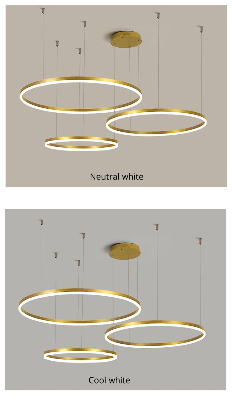 Black/Coffee Color Modern Led Pendant Lights For Living Room Dining ...