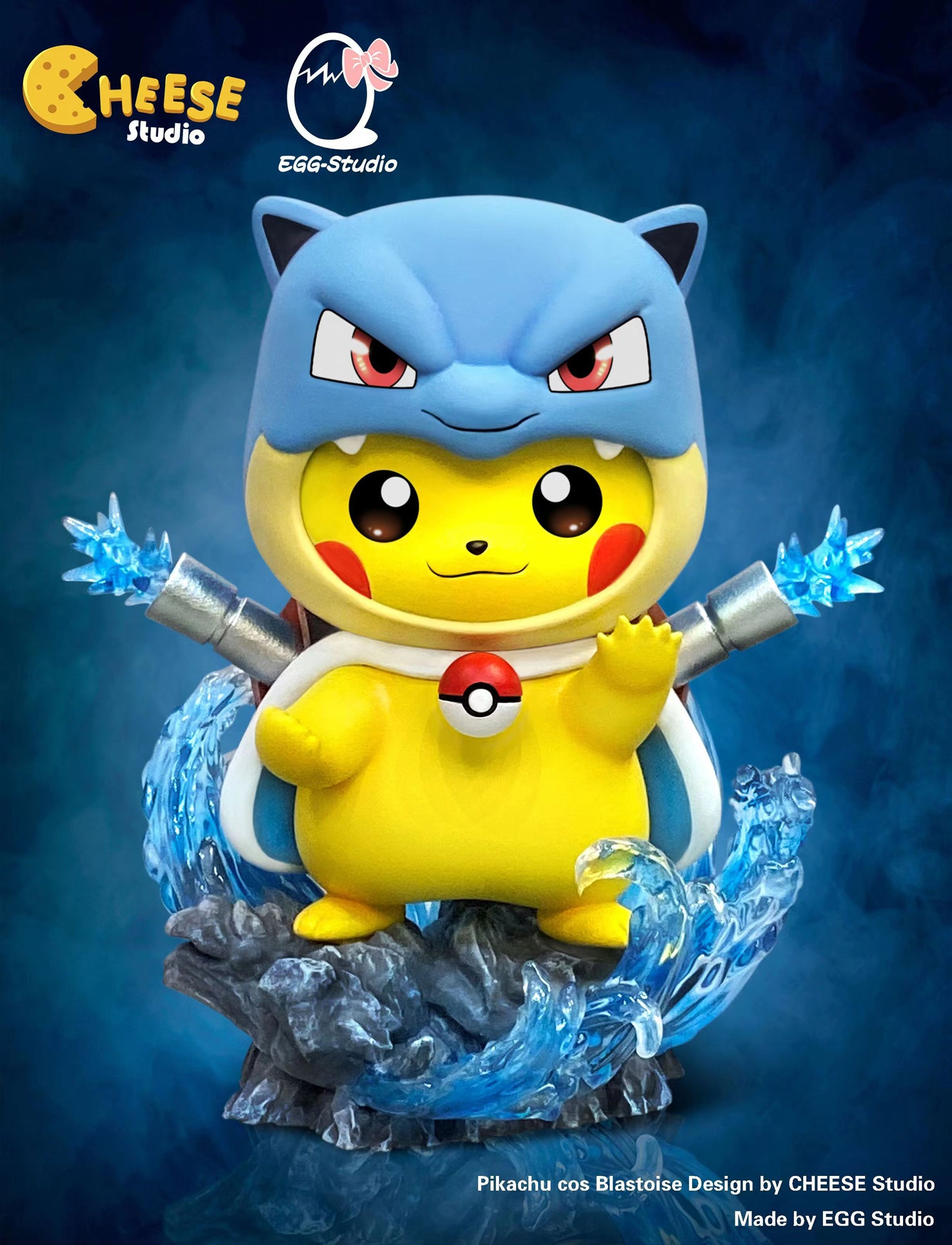 Blastoise Cosplay Pikachu - Pokemon Resin Statue - CHEESE Studio [Pre ...
