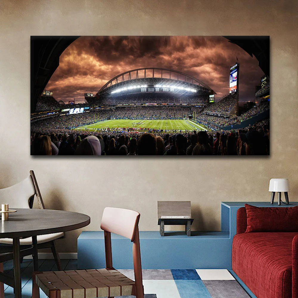 Seattle Stadium Canvas Wall Art