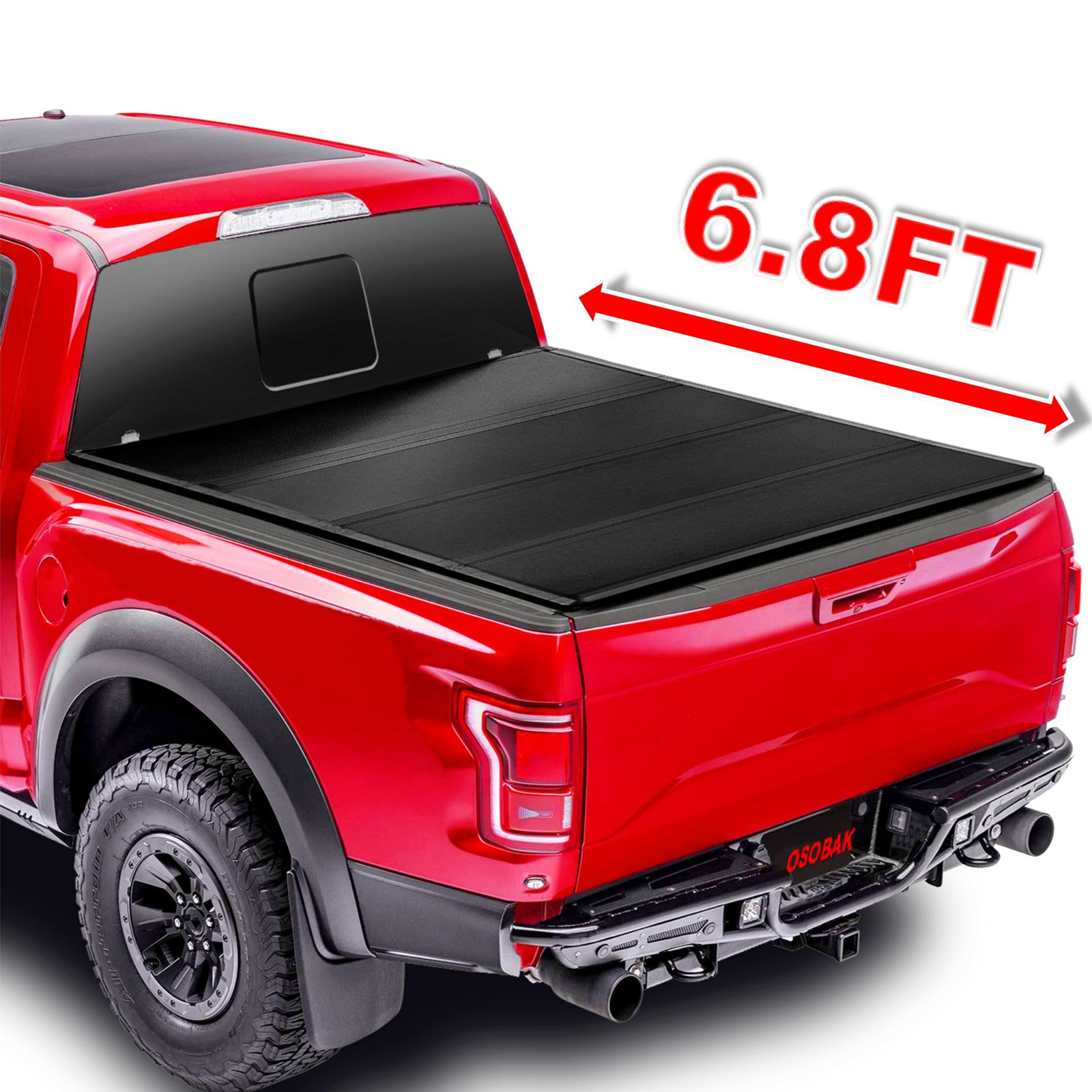 For 1999-2022 Ford F250 F350 Super Duty 6.8ft Truck Bed | OSOBAK Hard ...