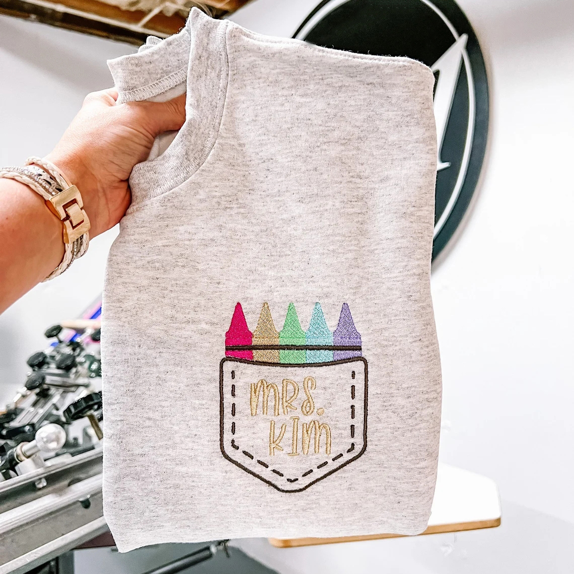 Crayon Pocket Teacher Crew