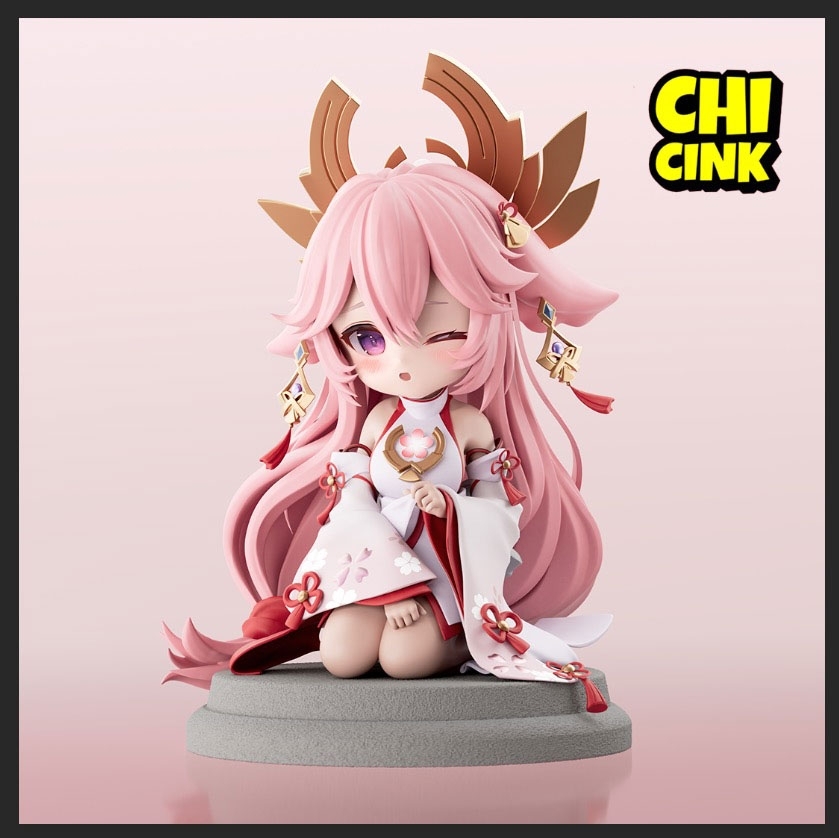 Yae Miko - Genshin Impact Resin Statue - CHI CINK Studio
