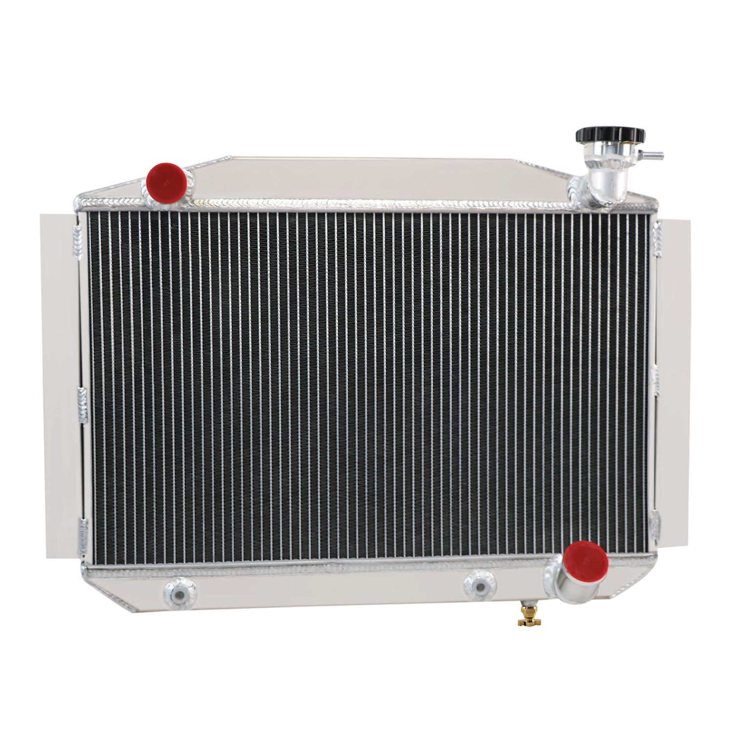 Alloyworks New 3 ROW RADIATOR For CHEVY CORVETTE 350 V8 AT 1955 1960 ...