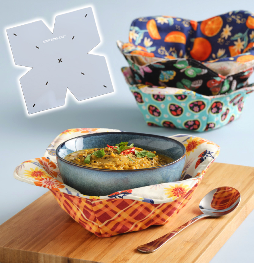 Physical Bowl Cozy Template - With Instructions