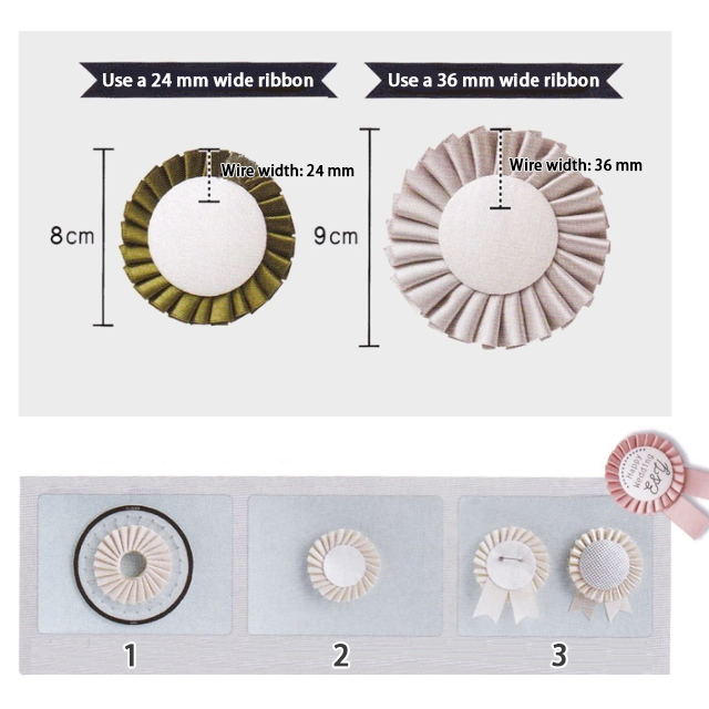 Rosette Making Template