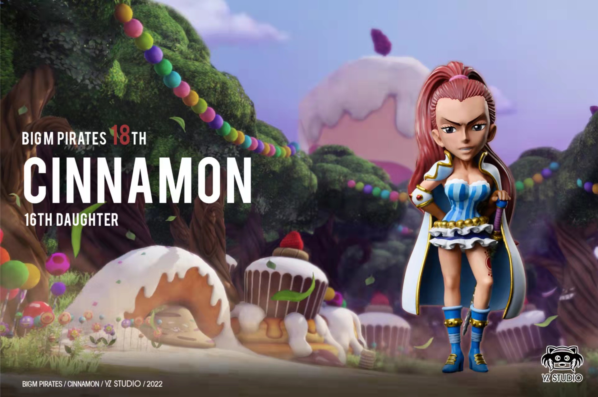 Charlotte Cinnamon - ONE PIECE Resin Statue - YZ Studios [In Stock]
