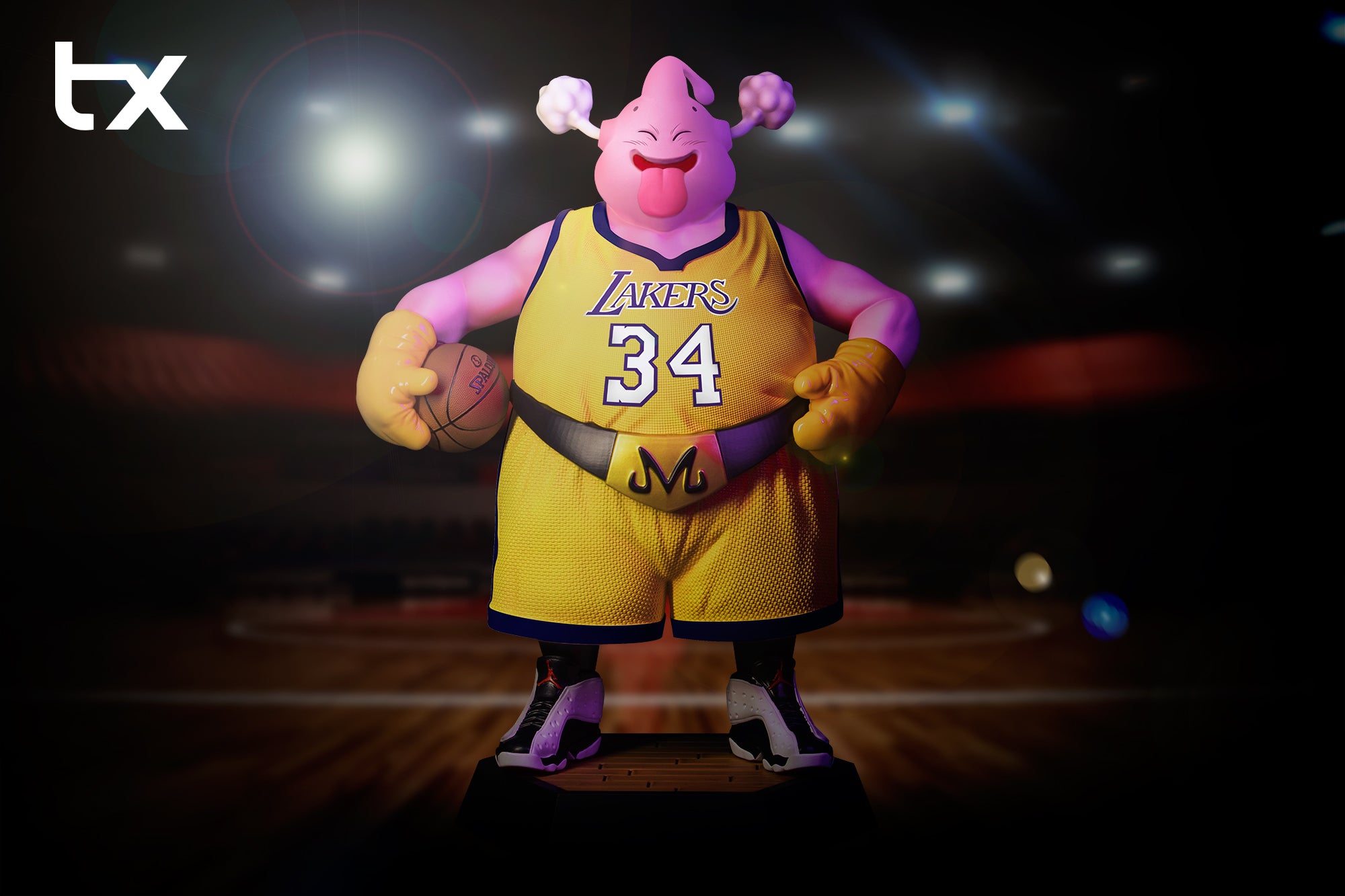 Basketball Fat Majin Buu - Dragon Ball Resin Statue - TX Studios [In Stock]