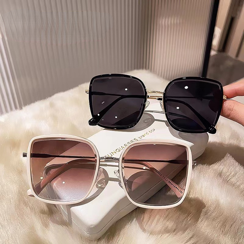 Luxury Designer Women Sunglasses High-end Feel Large Frame Driving UV ...