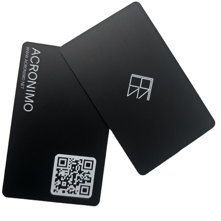 RFID Black PVC Card