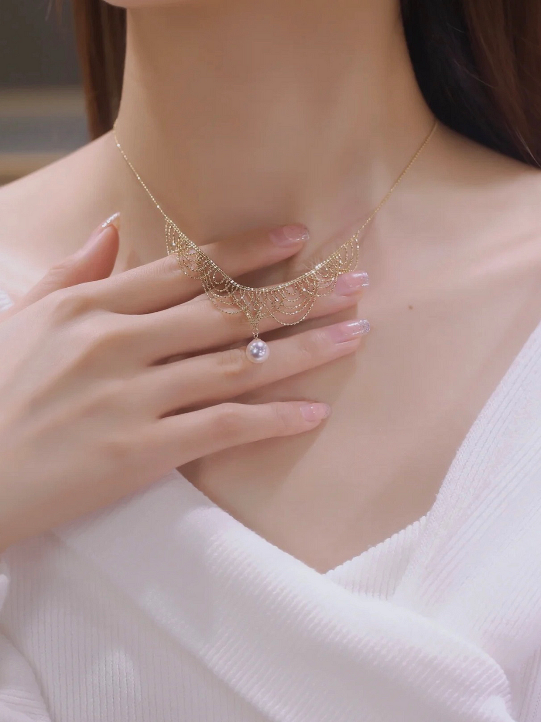 Amelia Necklace | 24k Gold Plated