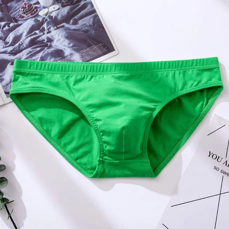 Billionm And American Mens Briefs Cotton Underwear Solid Color Adult