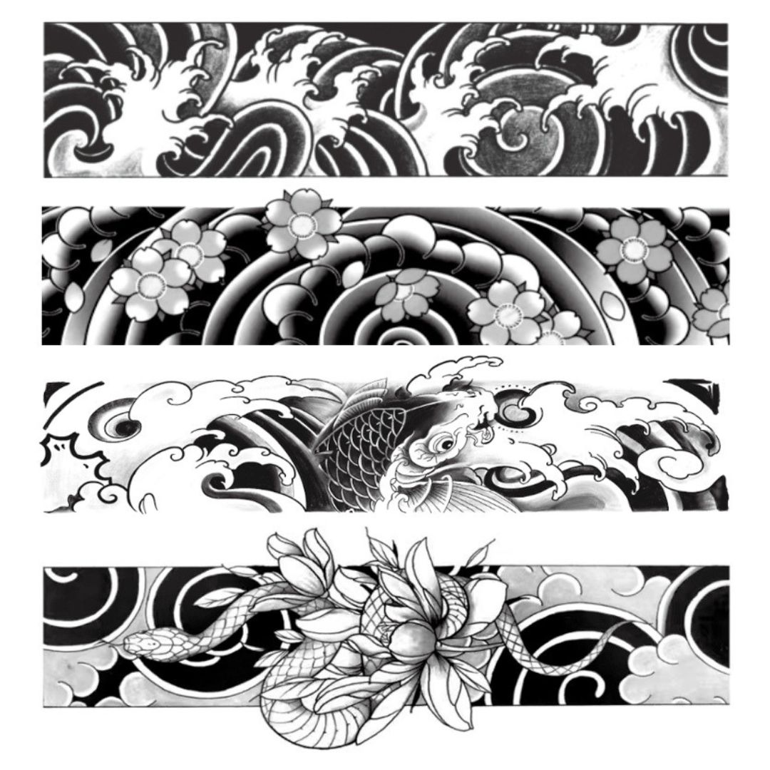 Arm ring tattoos