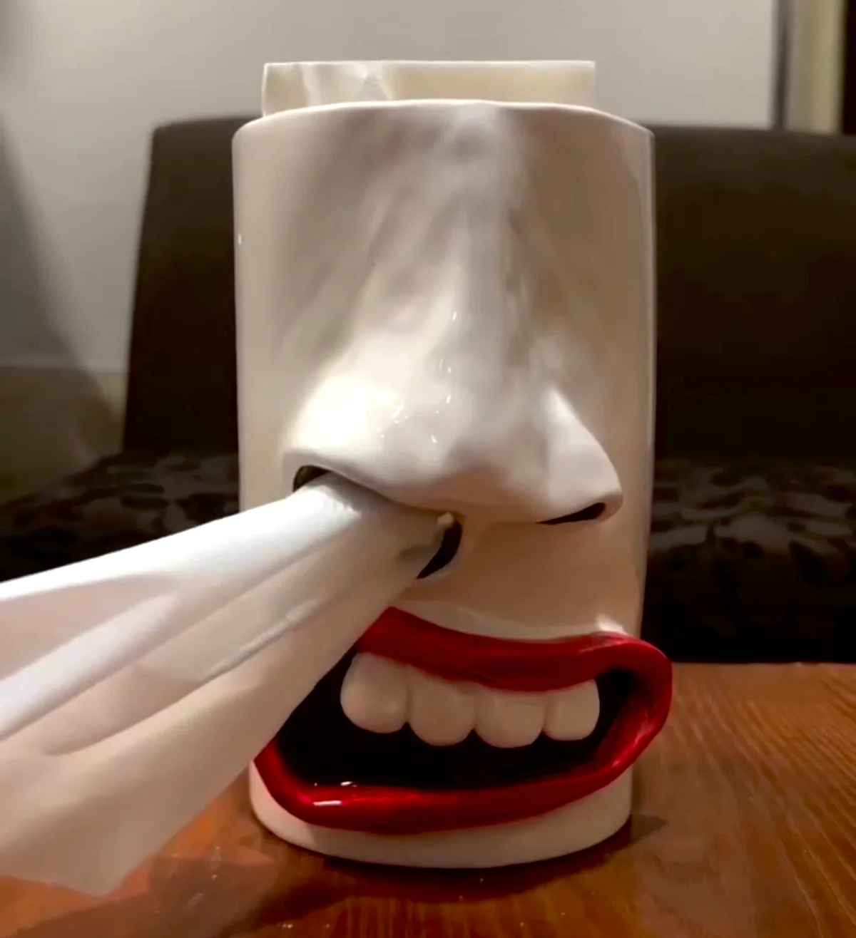 Ceramic Sneezing Tissue Holder