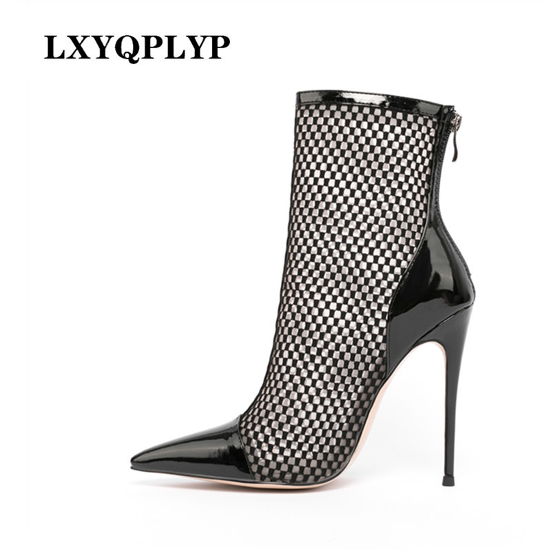 Yyvonne Banquet Shoes Fahsion Ladies Mesh High Heels Sexy Mesh ...