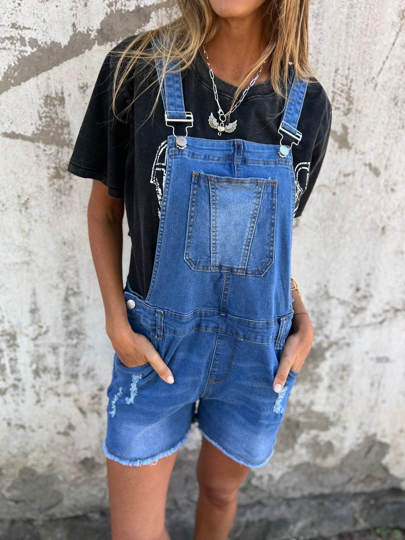 Denim Overalls