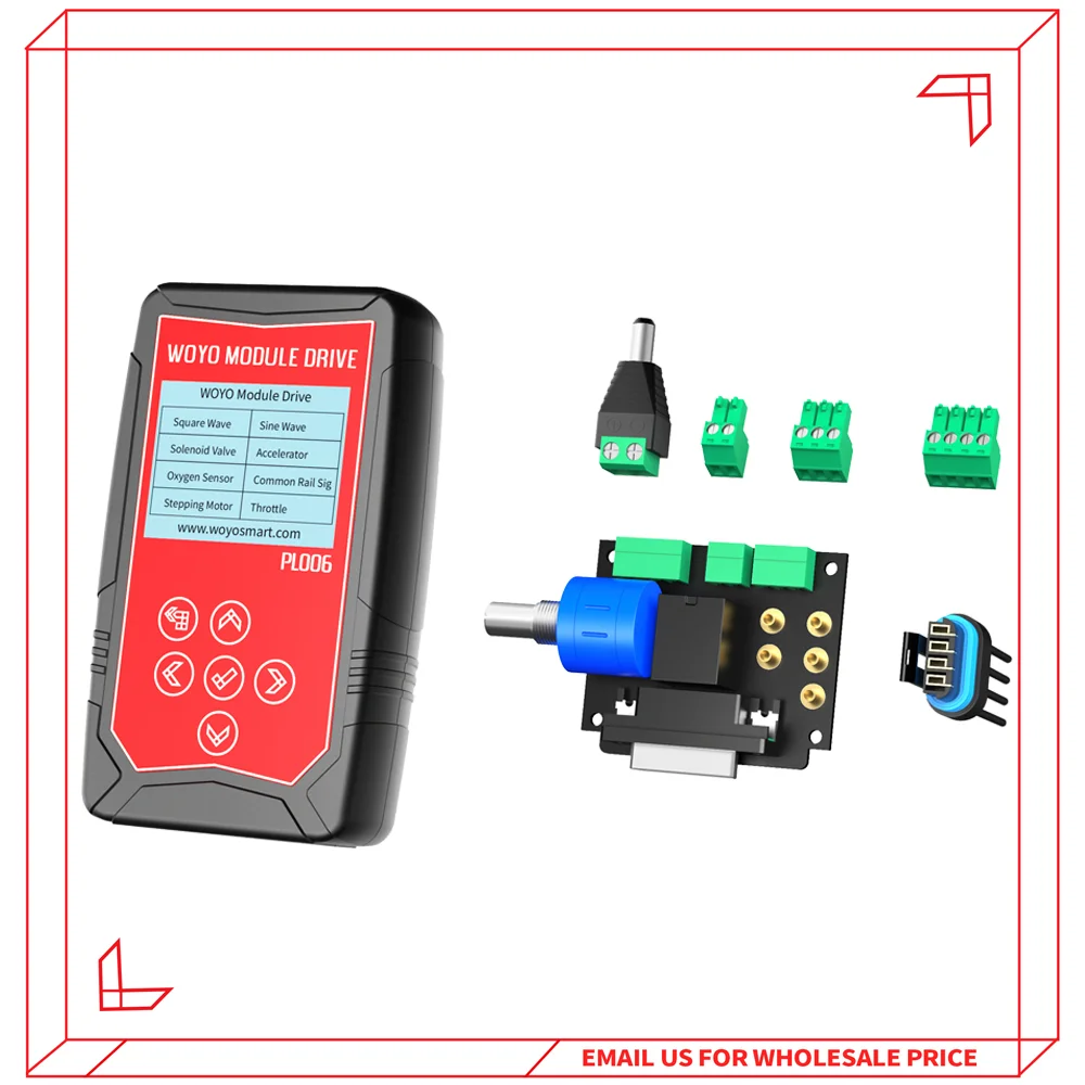 WOYO PL006 Automobile 12V Vehicle Injector Solenoid Valve Stepper Motor Auto Signal Simulator ...