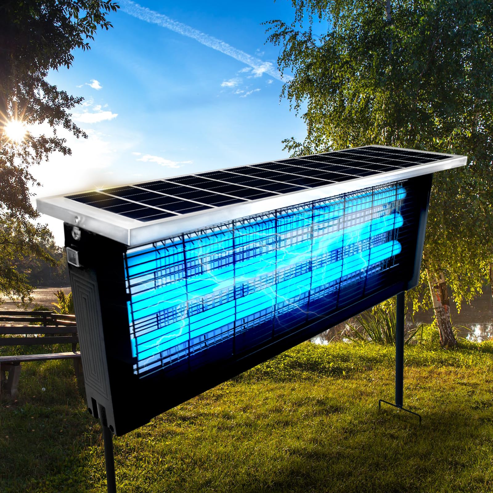 Sakerplus Solar Bug Zapper Outdoor
