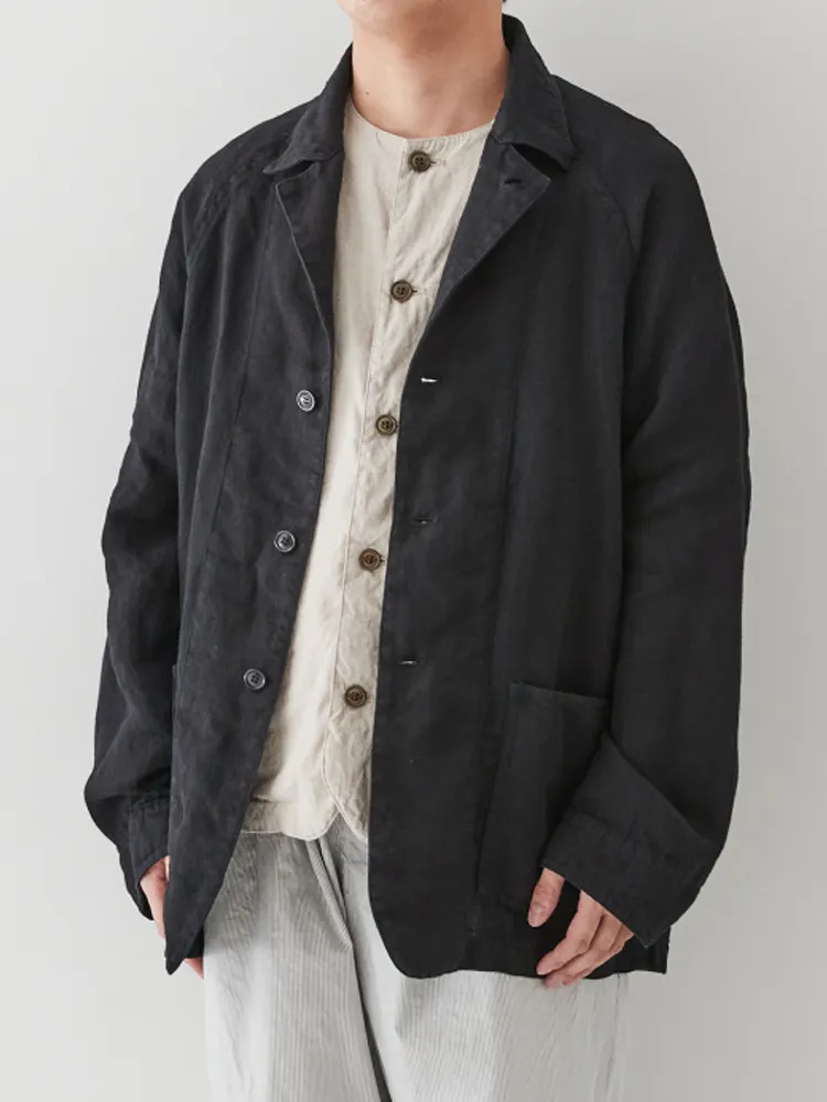 Men's Linen Chino Coverall Jacket