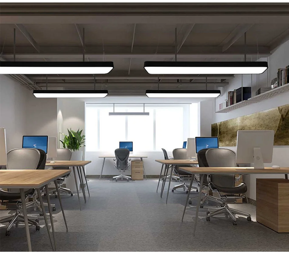 LED Modern Ceiling Light Lam Surface Mount Flush Panel Rectangle Lighting