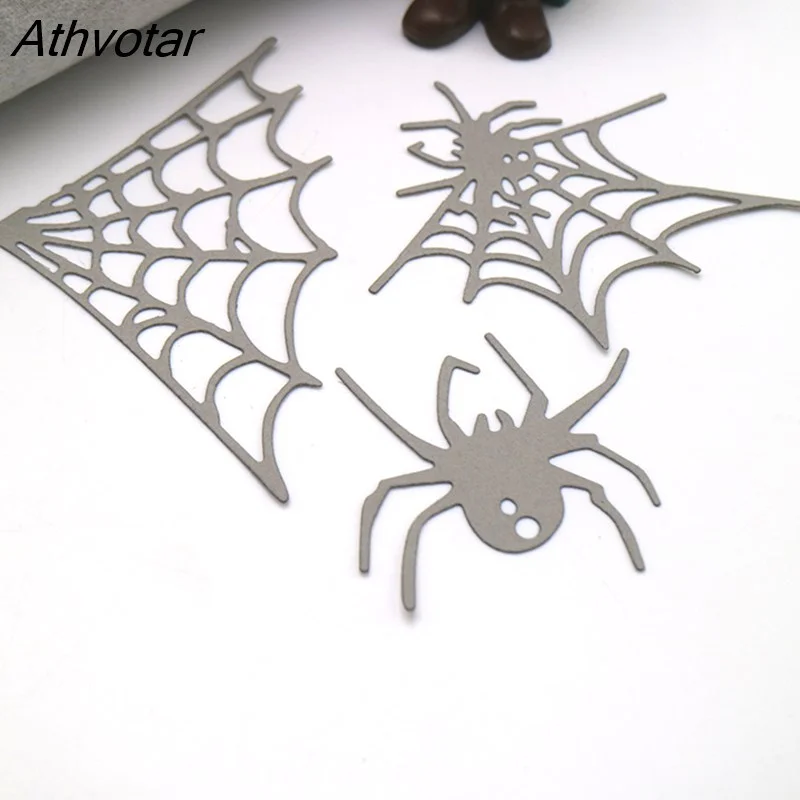 Athvotar Spider Cutting Dies Scrapbook Spider Web DIY Classroom Craft ...