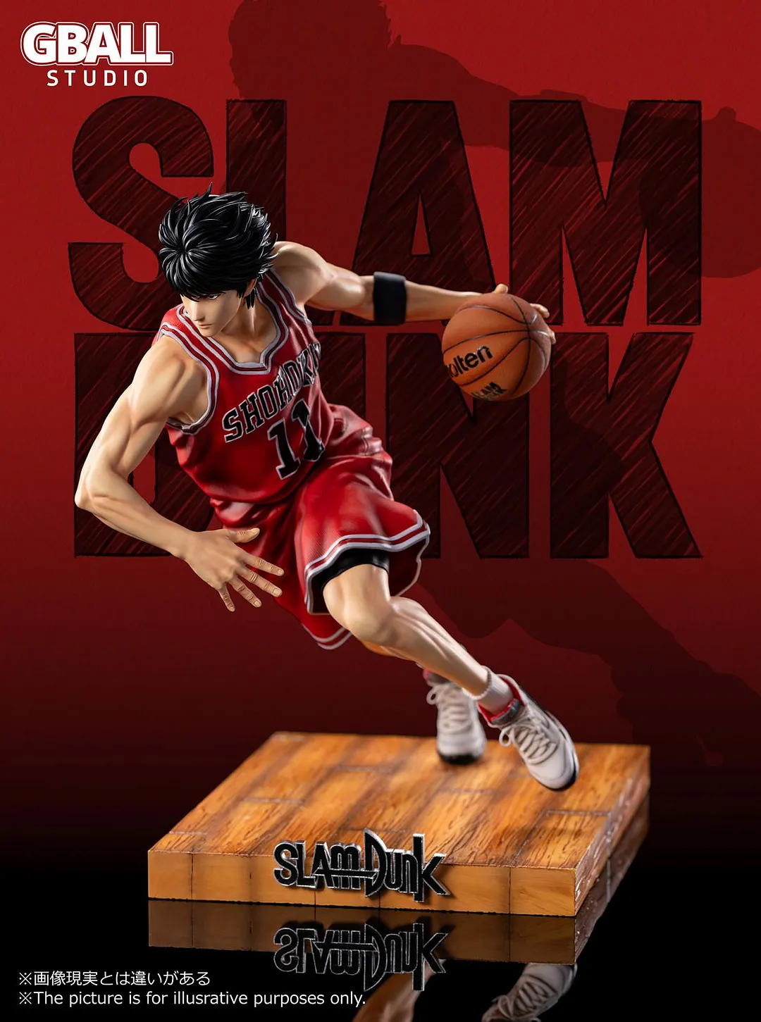 1/6 & 1/4 Scale Sakuragi Hanamichi & Rukawa Kaede - SLAM DUNK Resin ...
