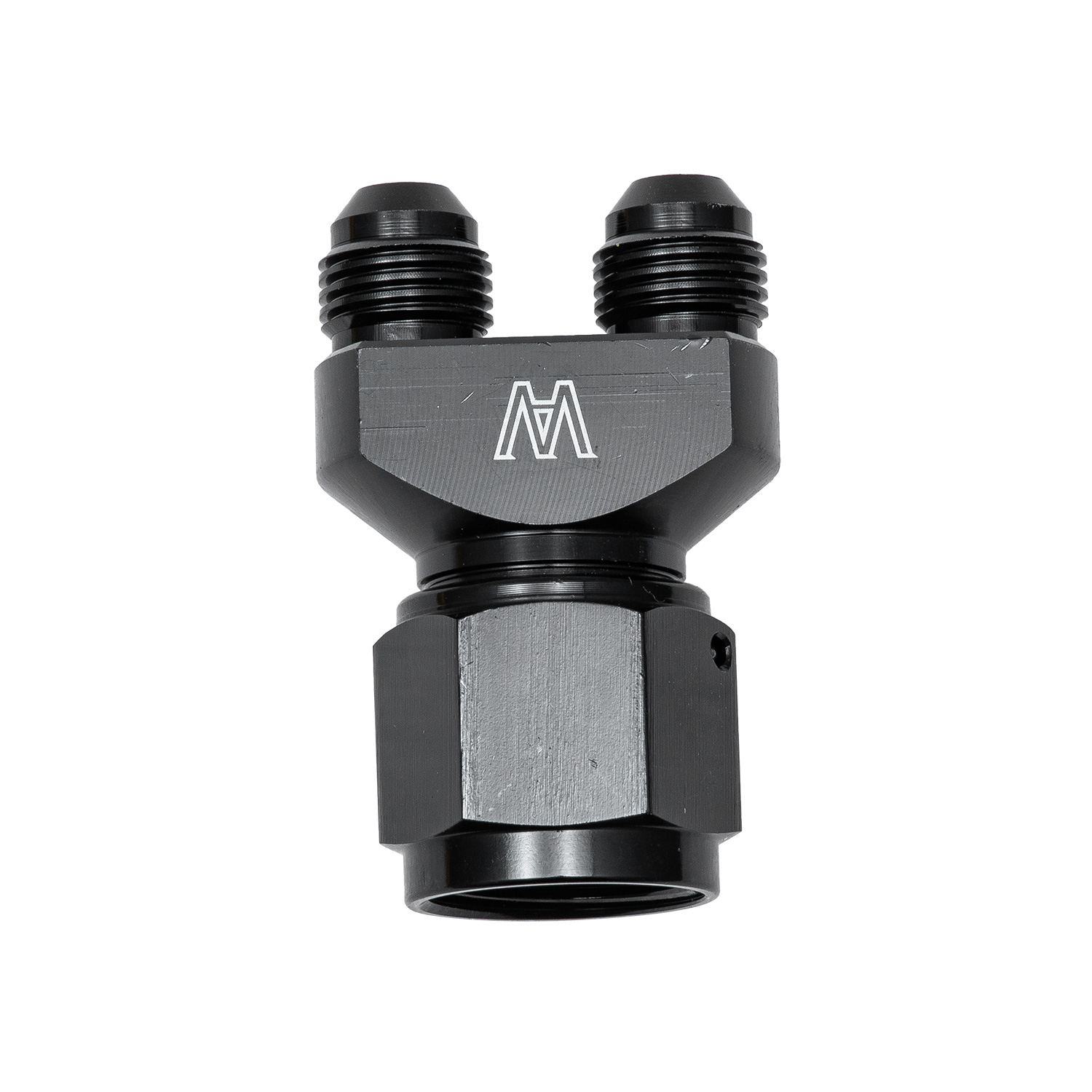 Alloyworks Y Block Adapter Fitting -10 AN Female To Parallel Exit Dual ...