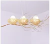 Led Bird Nest Modern Gold Ceiling Chandelier Vintage Oriental ...