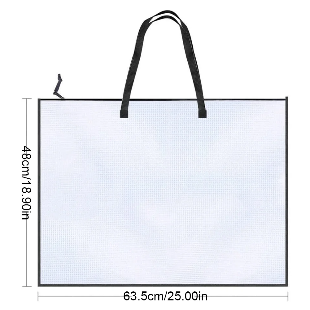 Cross Stitch Mesh File Tote Bag with Handle for Cross Stitch Projects ...