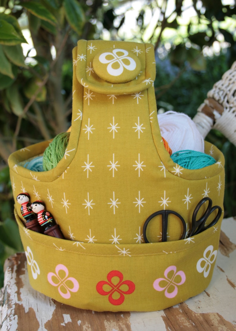 Easy Sewing Project Bag - Template + Instructions Included