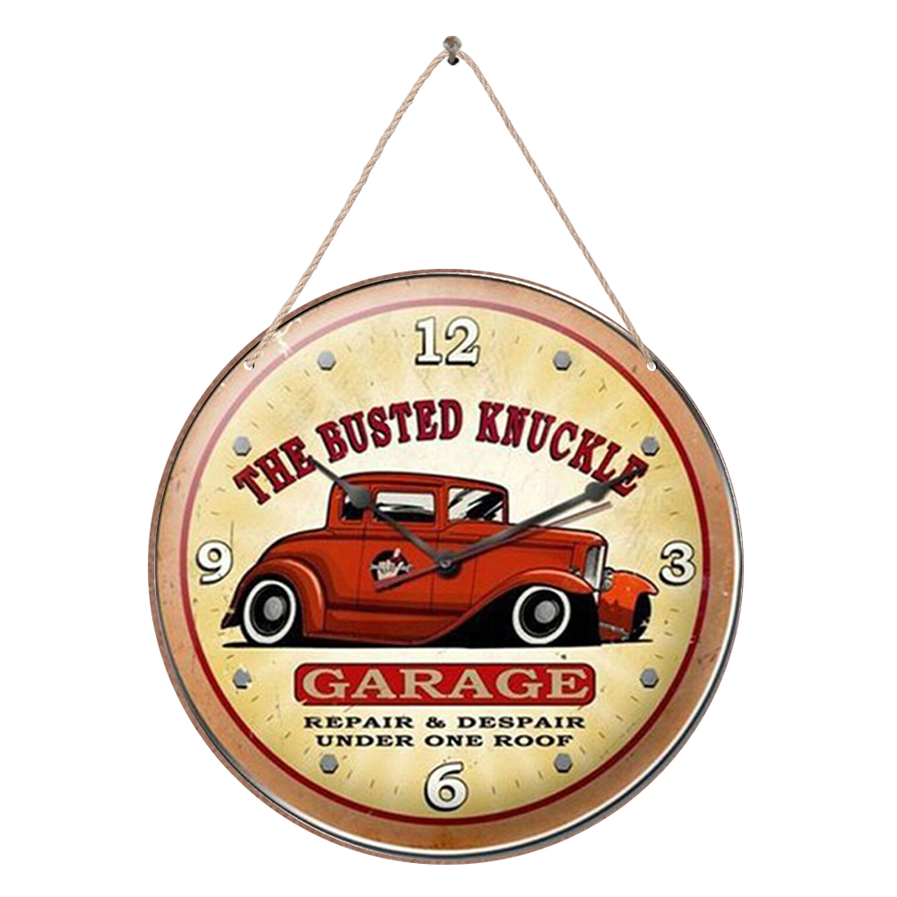 Hot Stick Muscle Car - Round Wooden Signs - 30*30cm