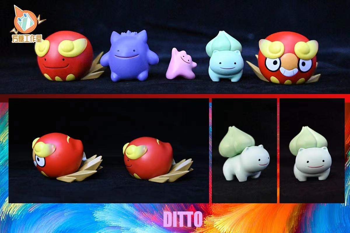 1/20 Scale World Zukan Ditto & Pokemon Set - Pokemon Resin Statue ...