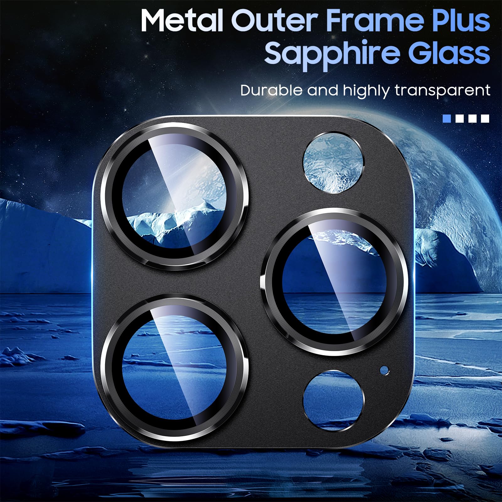 Camera Lens Protective Film, Compatible with iPhone 14/15 Series, Metal ...