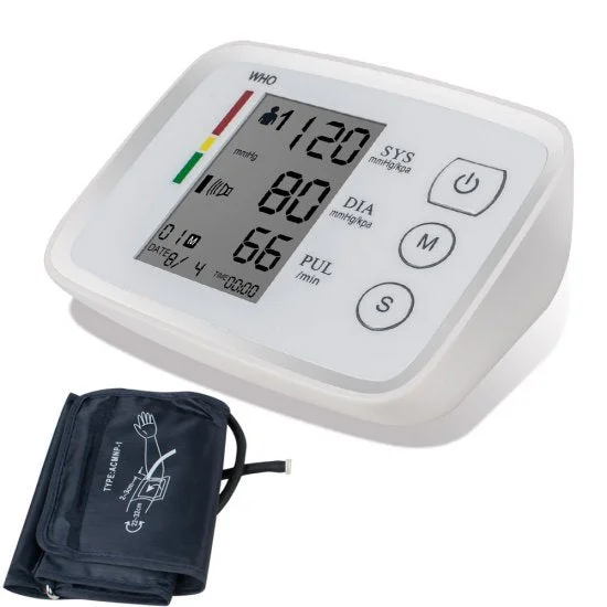 Automatic Upper Arm Digital Blood Pressure and Pulse Monitor